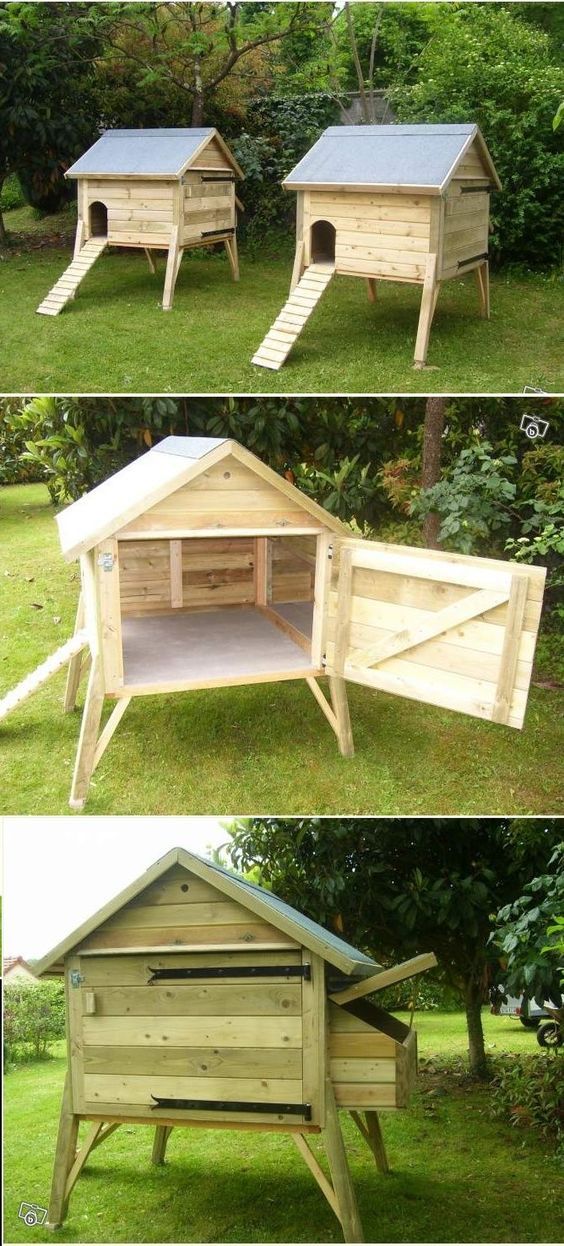 Idées de poulailler en bois - Ça cerf à rien